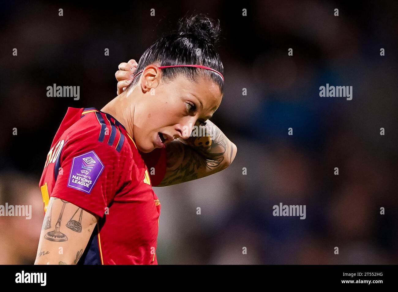 Jenni Hermoso of Spain looks on during the UEFA Women's Nations League ...