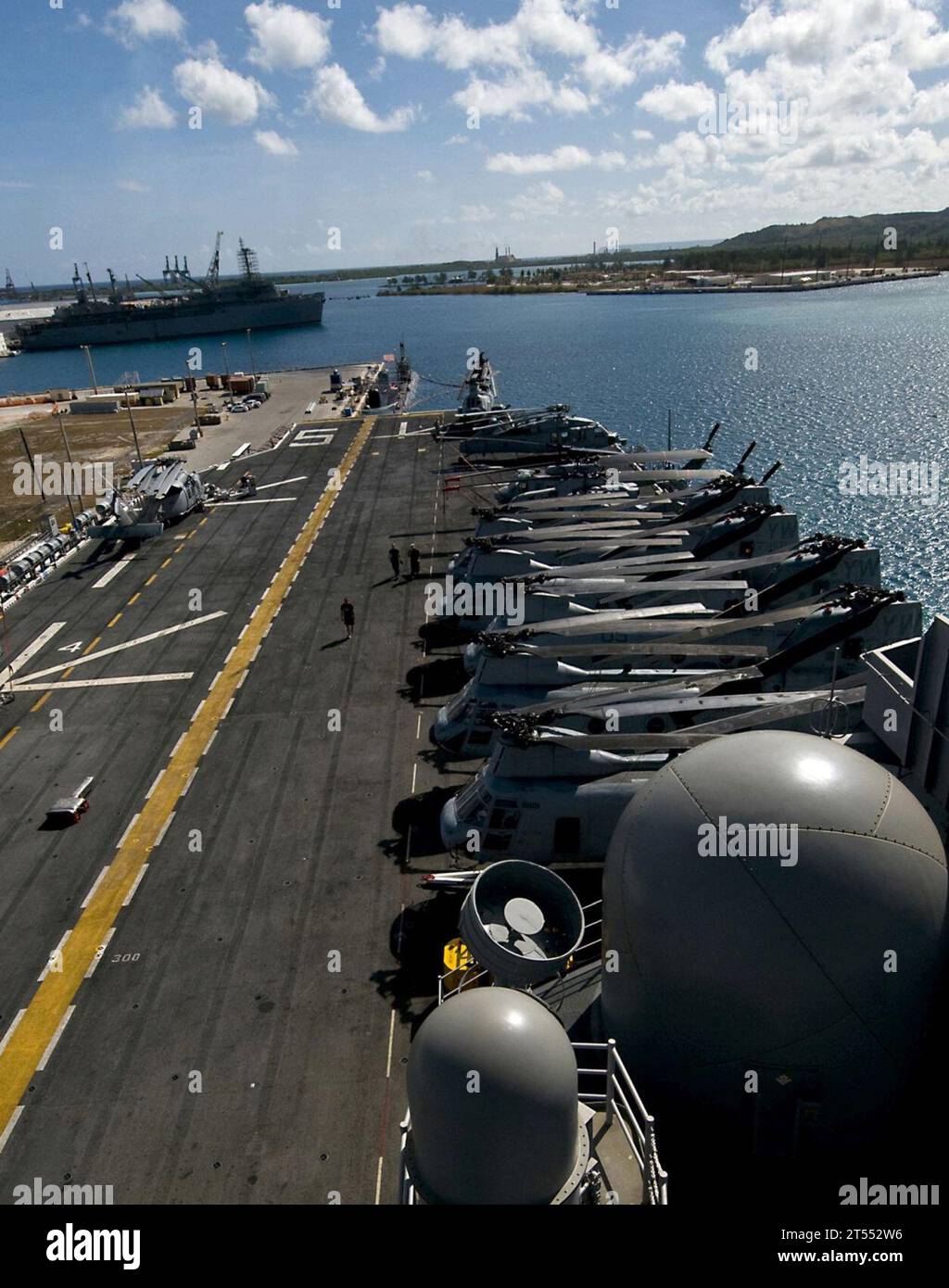 flight deck watch, Guam, port visit, U.S. navy , USS Peleliu (LHA 5 ...
