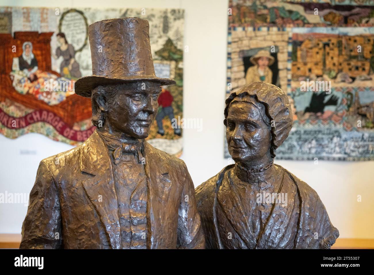 The First Wave Statue Exhibit at The Women's Rights National Historical ...