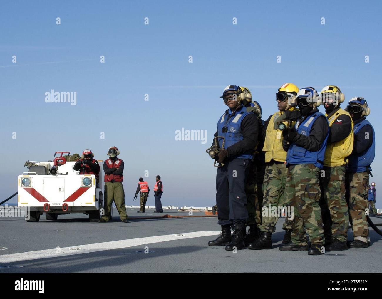 flight deck, gq, people, training Stock Photo - Alamy