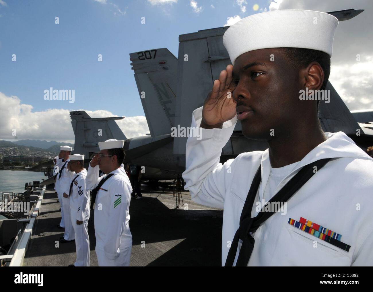 flight deck, HAWAII, man the rails, Pearl Harbor, Sailors, U.S. navy ...