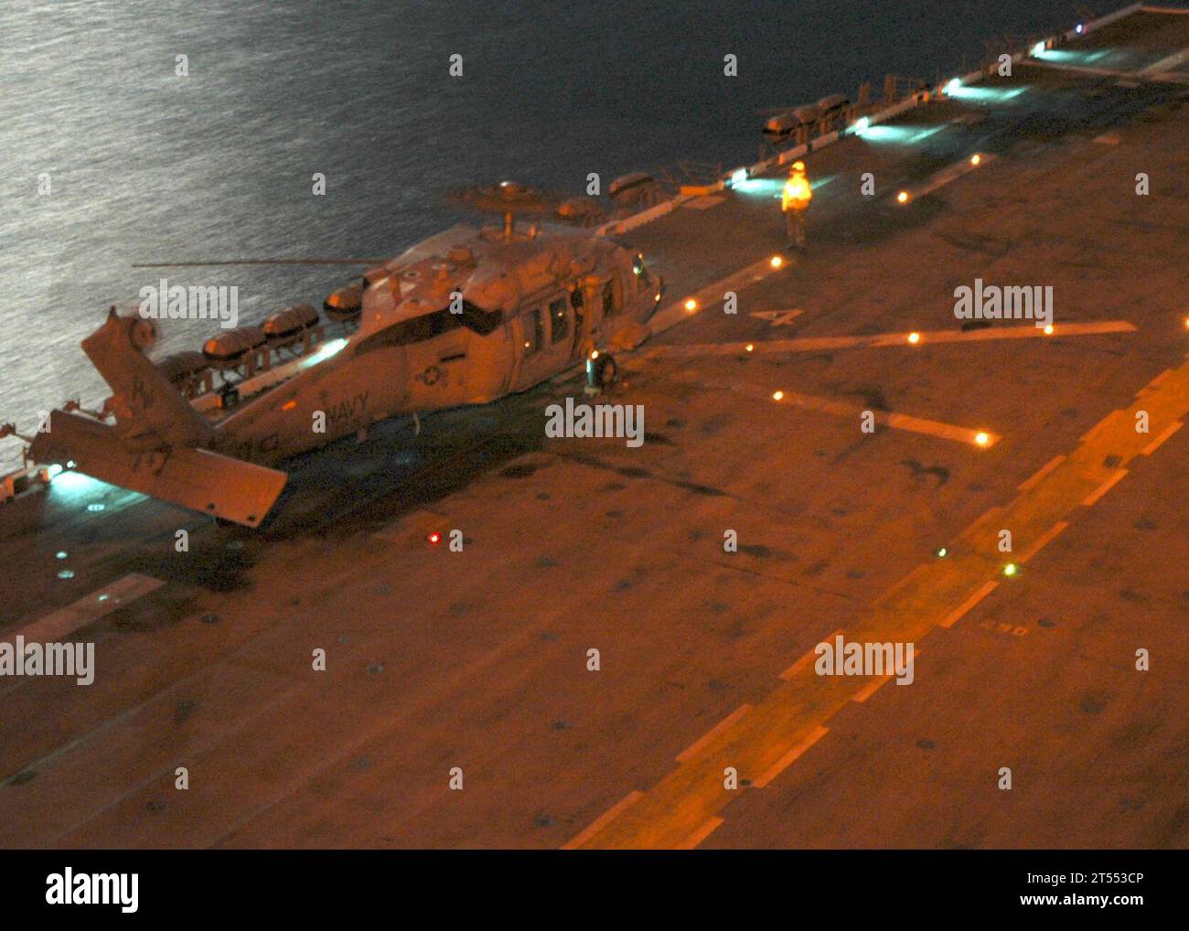flight deck, helicopter, MH-60S, MSO, uss saipan Stock Photo - Alamy