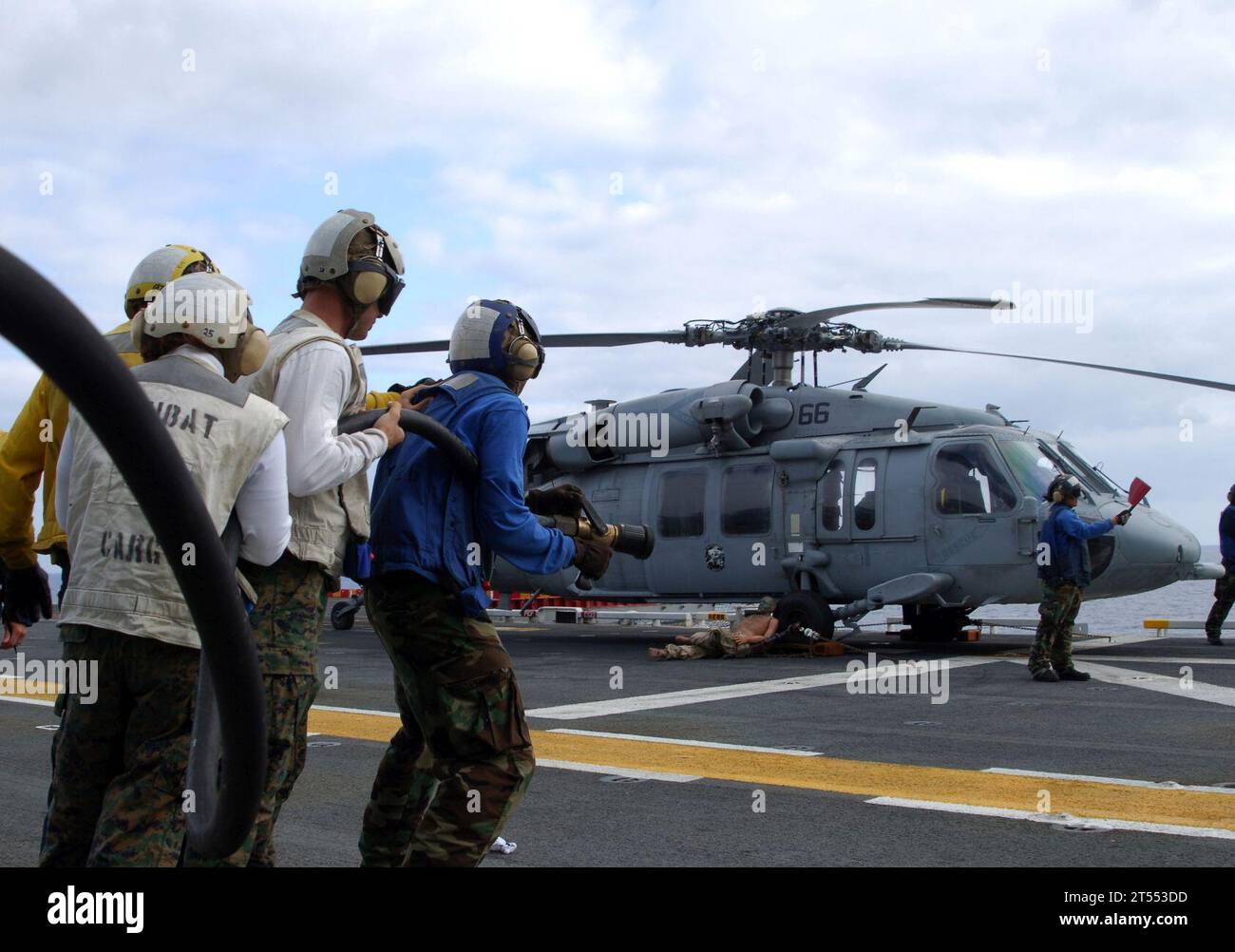 flight deck, helo, sim, USS Tarawa Stock Photo - Alamy
