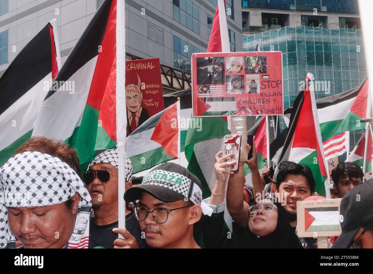 Pro Palestine Rally in Kuala Lumpur, Malaysia Stock Photo - Alamy