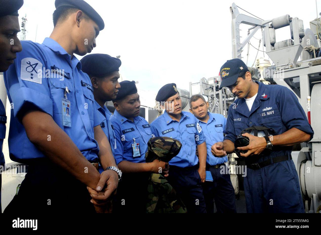 foreign, joint operation, MCU-2P gas mask, mine countermeasures ship ...