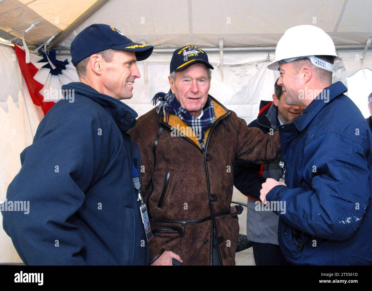 Former President George H.W. Bush, NEWPORT NEWS, Precommissining Unit ...