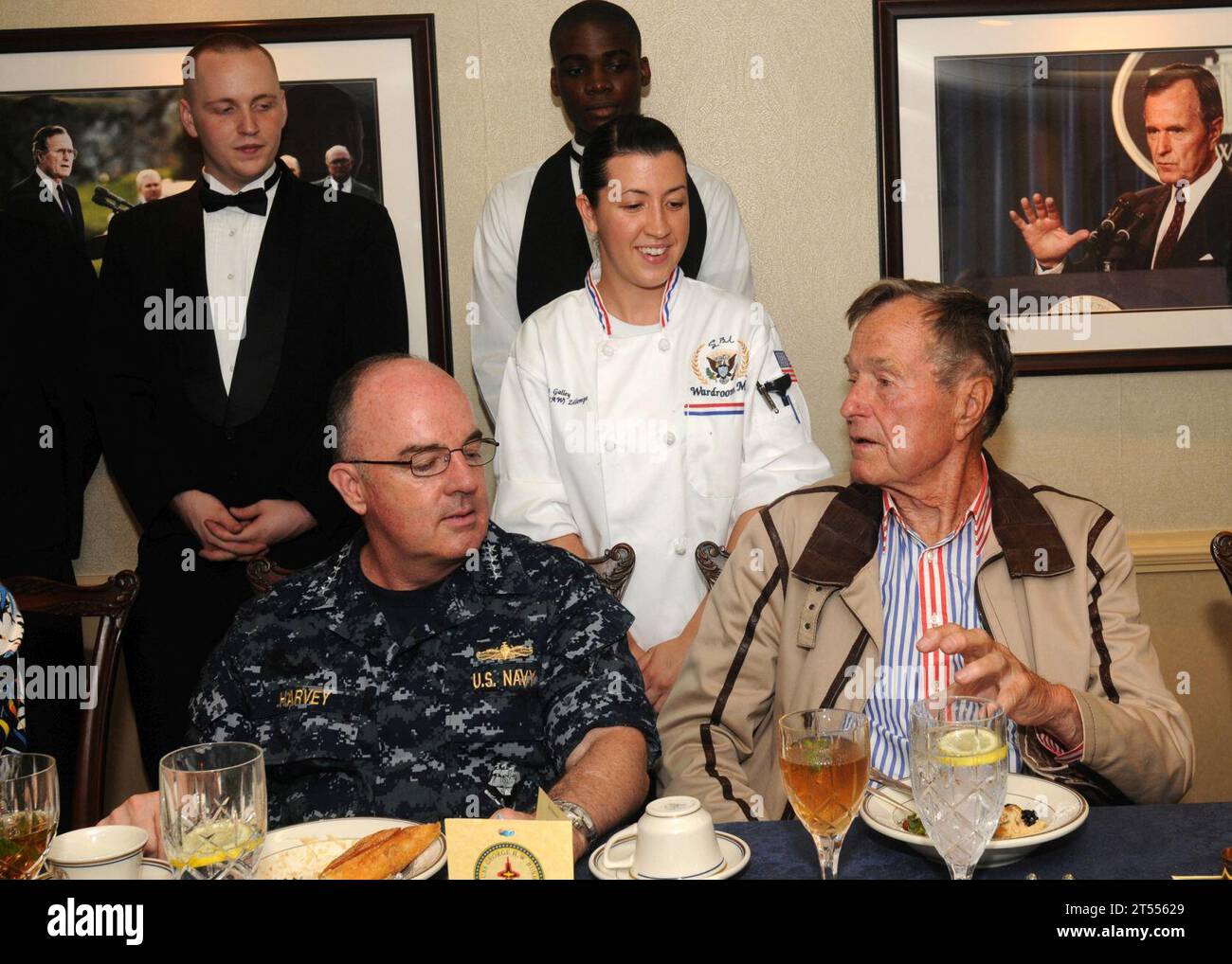 Former POTUS, Former President of the United States, George, George H.W ...