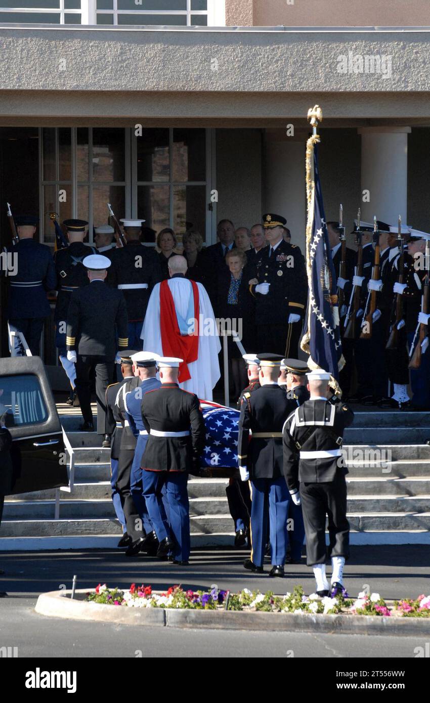 funeral, Honor Guard, memorial service, President Ford Stock Photo - Alamy