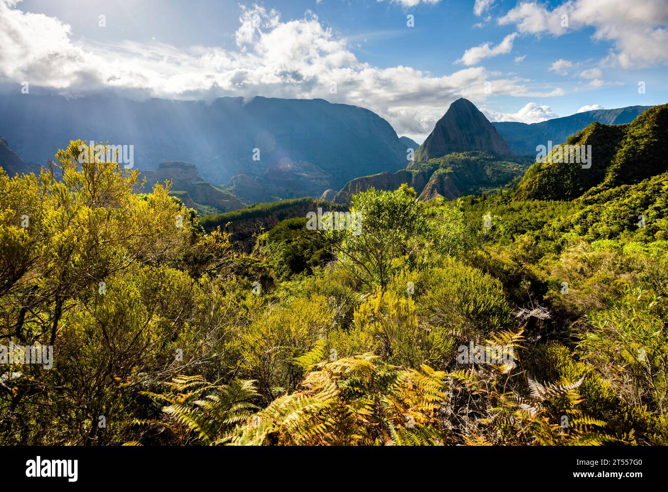 Cirque de Mafate, Reunion Island, France Stock Photo - Alamy