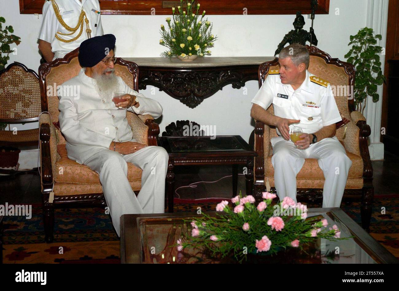 Governor of Chennai, India, Surjit Singh Barnala Stock Photo - Alamy