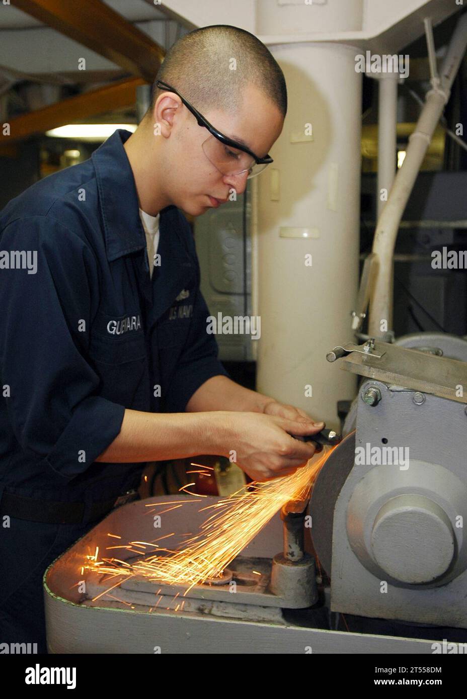 grinding, machine shop, MSO Stock Photo - Alamy
