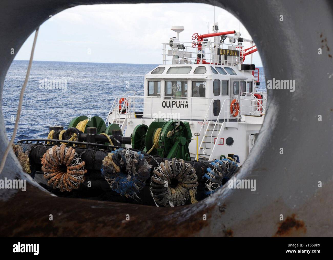 Guam, msc, POLARIS POINT, Sailors, Sea Trials, submarine tender, U.S ...