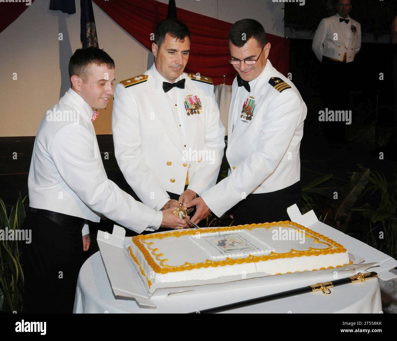 Guam, Sailors, Submarine Birthday Ball, U.S. Navy Stock Photo - Alamy