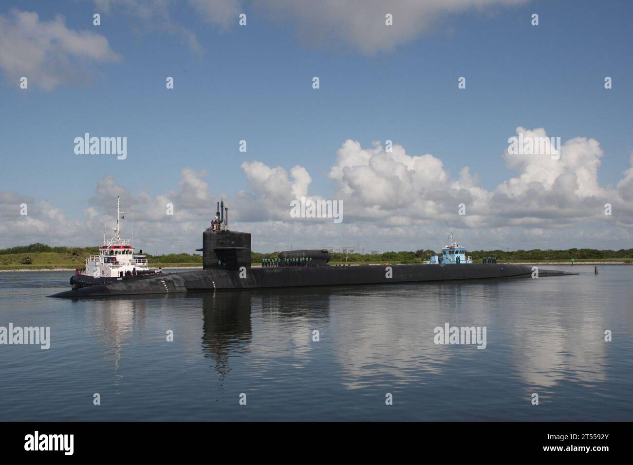 guided-missil submarine, Submarine, USS Georgia (SSGN 729 Stock Photo ...