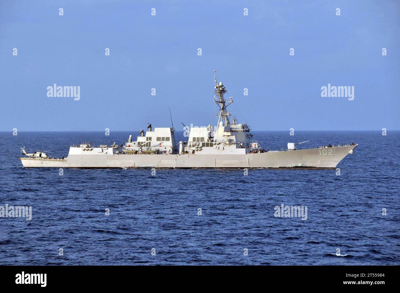 Guided-missile cruiser, Nimitz Carrier Strike Group, North Arabian Sea ...