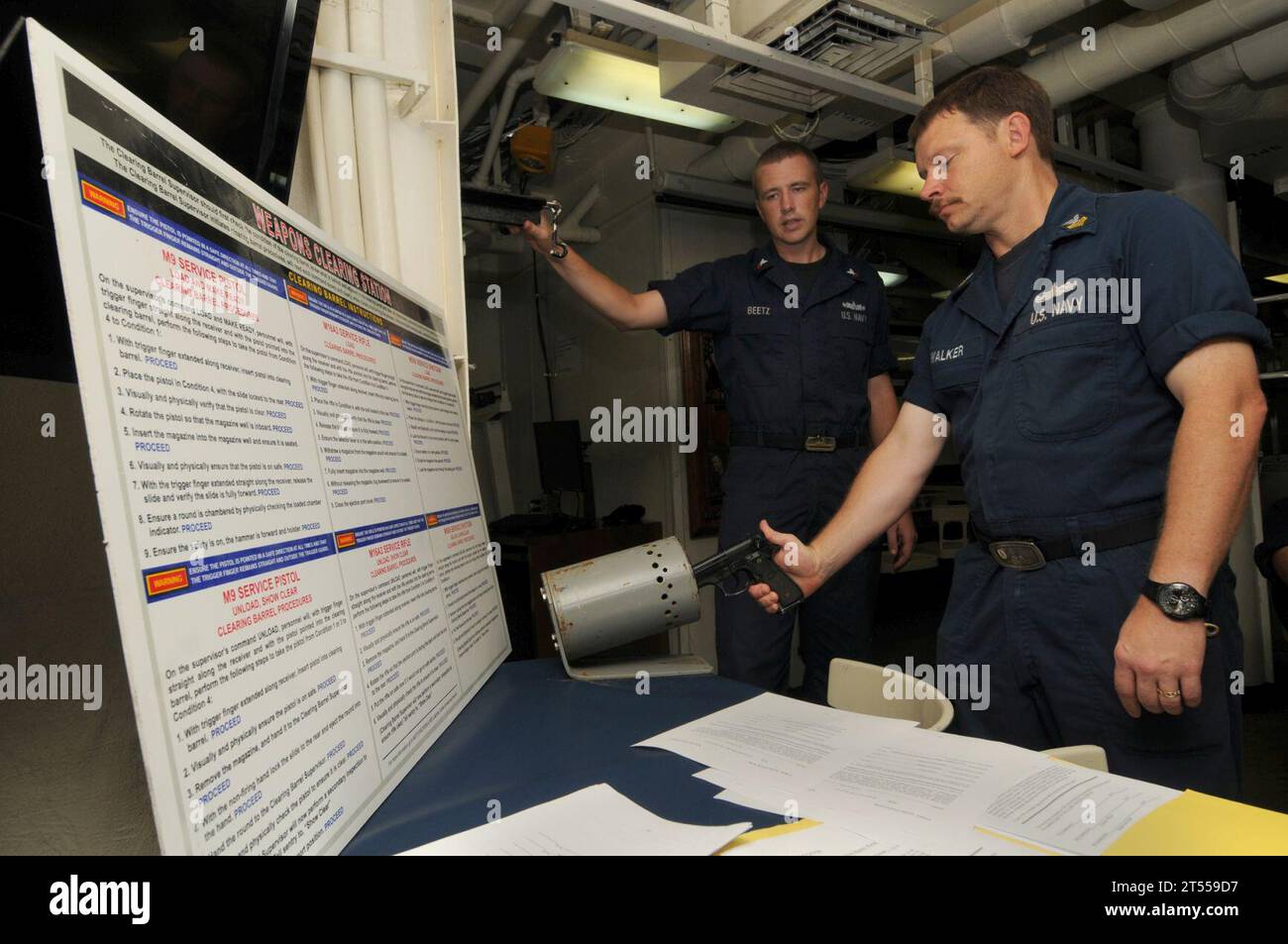 Guided-Missile Destroyer, Gulf of Aden, M9 service pistol, training, U ...