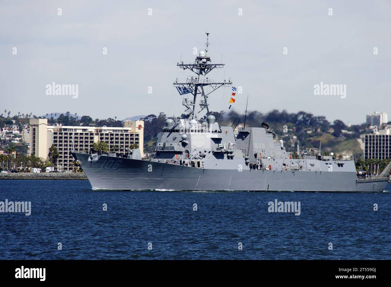 Guided-Missile Destroyer, navy, Pacific Ocean, San Diego Bay, ships, U ...