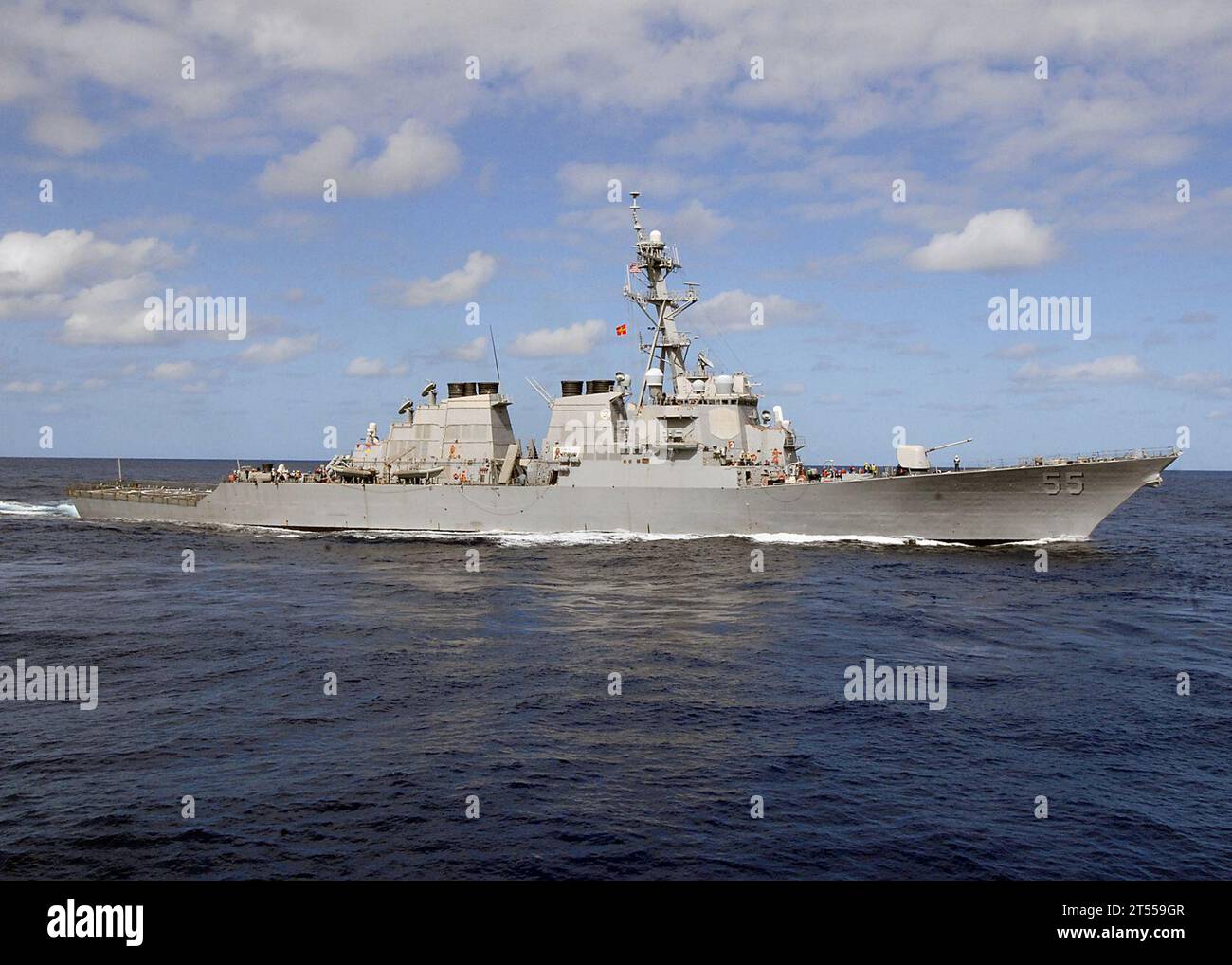 Guided-Missile Destroyer, tactical maneuvering drills, U.S. Navy, USS ...