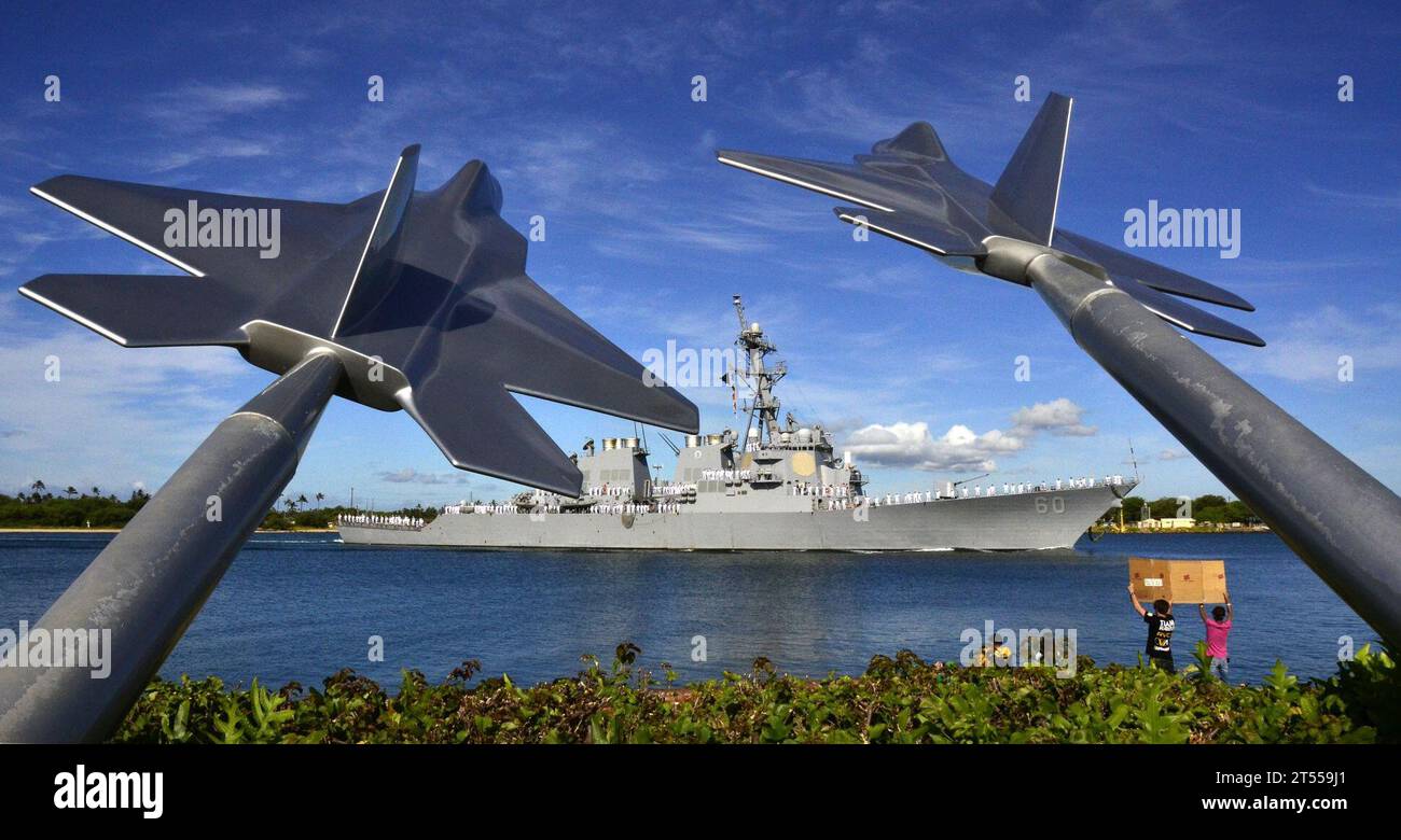 Guided-Missile Destroyer, Joint Base Pearl Harbor-Hickam, Missing Man ...