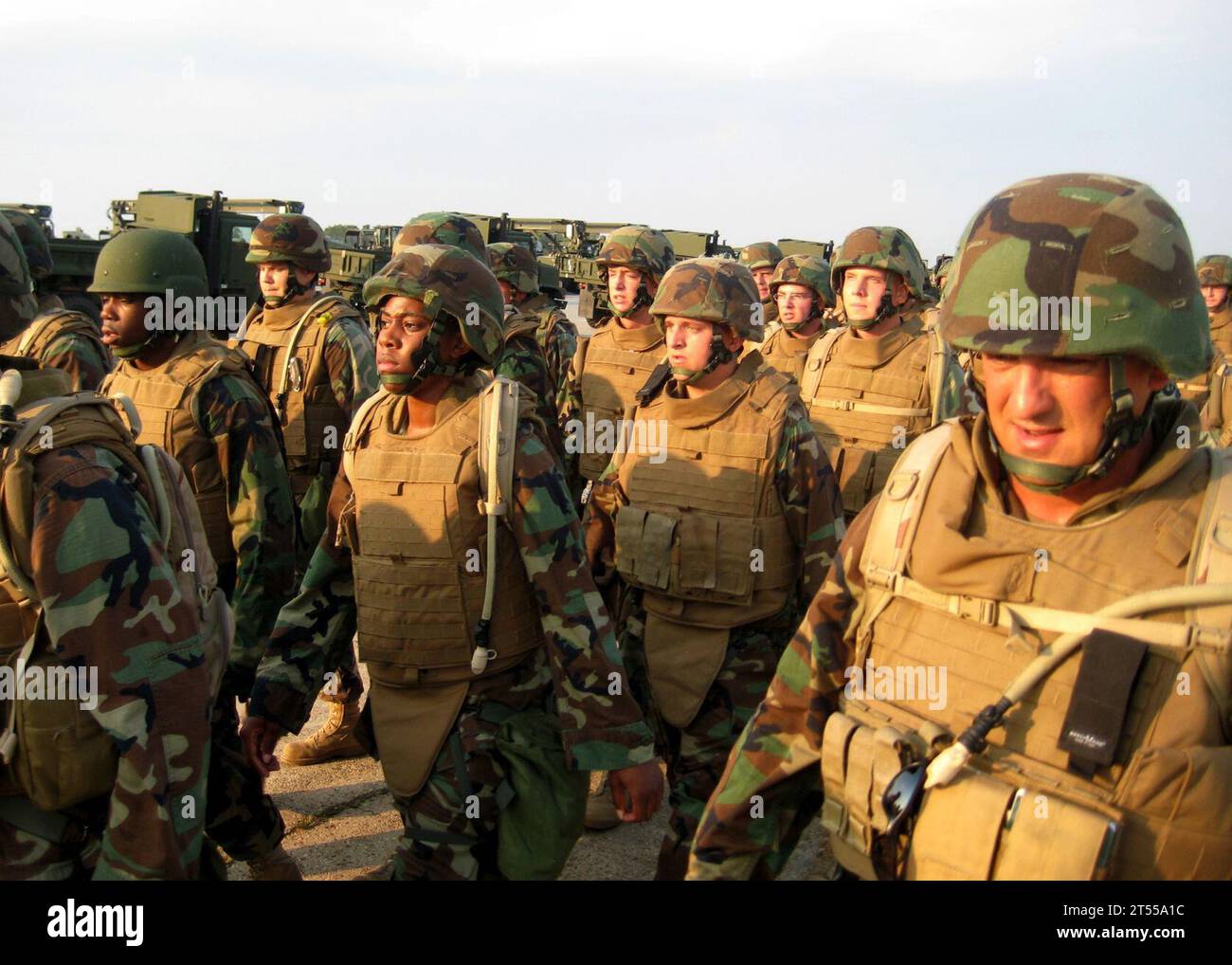 gulfport, NMCB 133, tactical march Stock Photo - Alamy