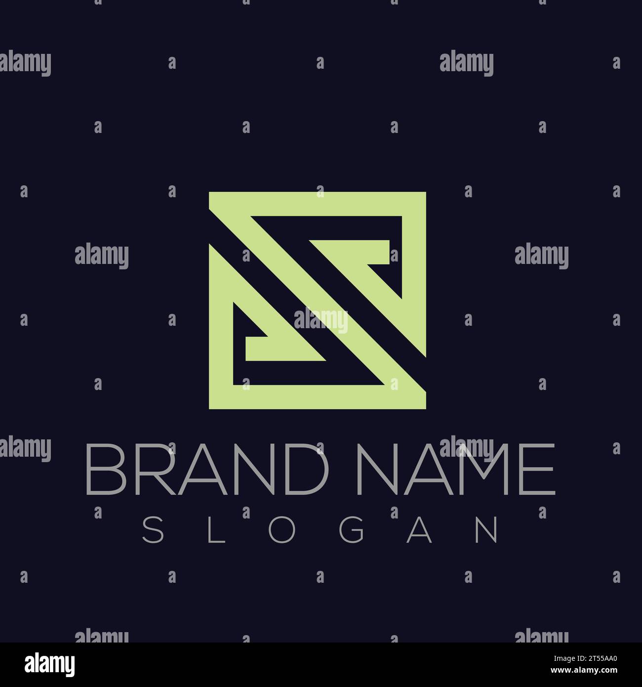 Infinity letter s square logo template Royalty Free Vector Stock Vector ...