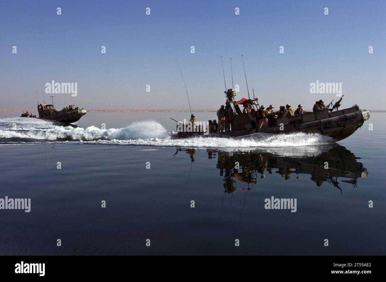 Haditha dam, iraqi freedom, RIVRON-2 Stock Photo - Alamy