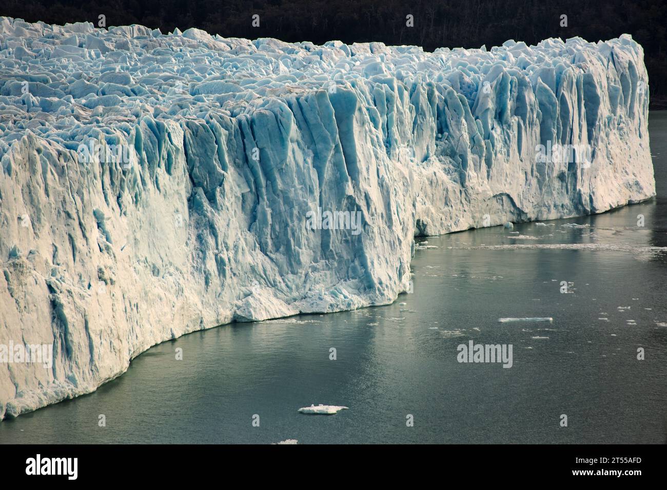 Textures of Perito Moreno Glacier North face by Lake Argentino Stock ...