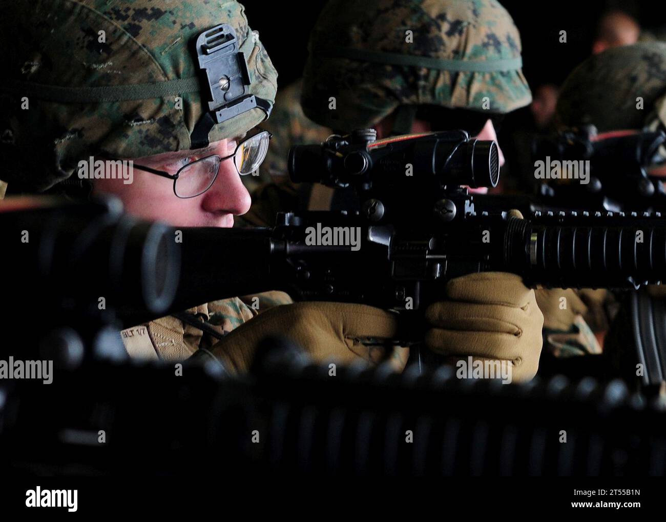 HANGAR BAY, Marines, Philippine Sea, U.S. navy , USS ESSEX (LHD 2 ...