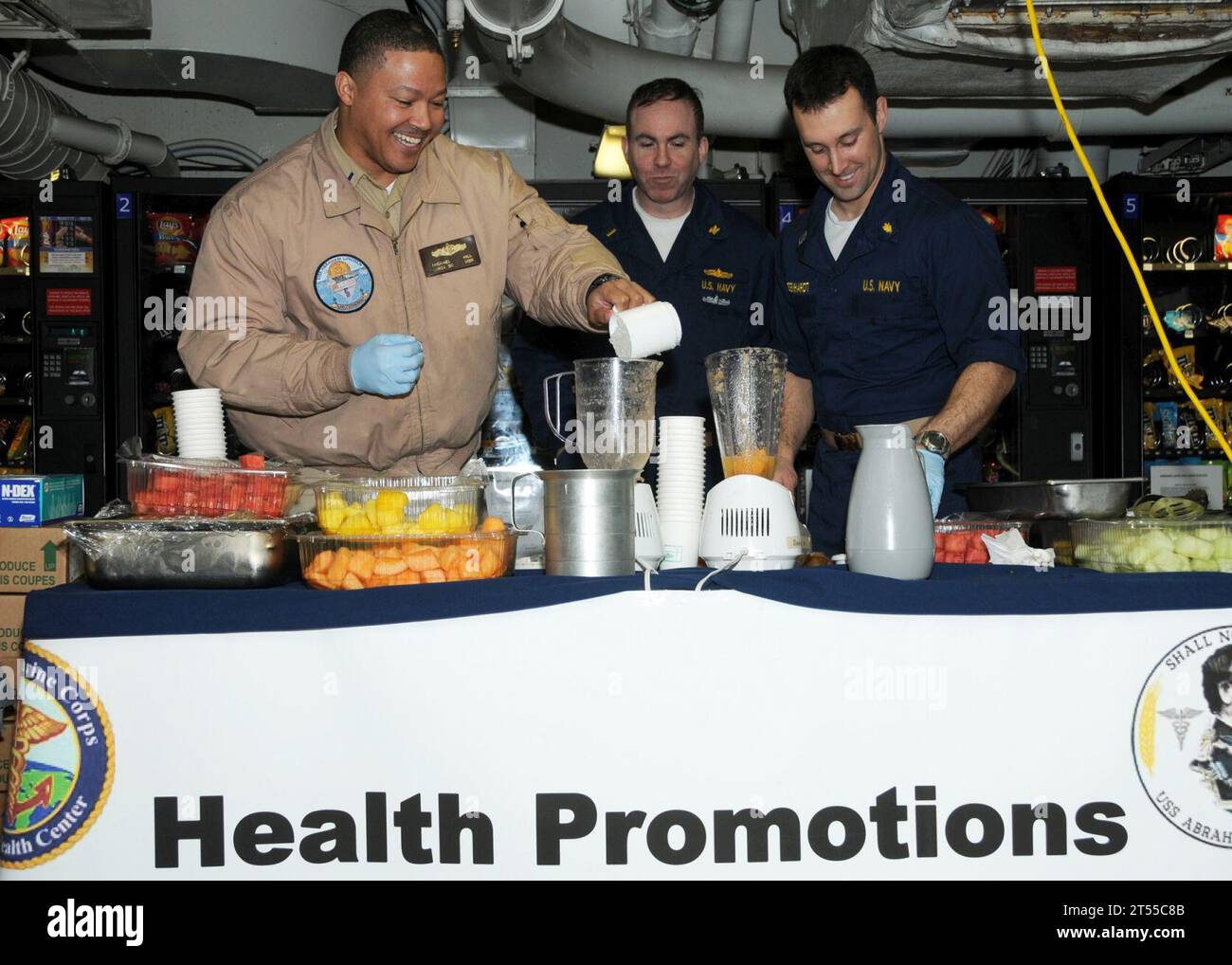 health promotions, USS Abraham Lincoln (CVN 72 Stock Photo - Alamy