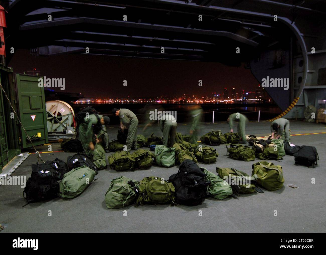 Helicopter Visit Board Search Seizure (HVBSS) Team 1, Nimitz-Class ...