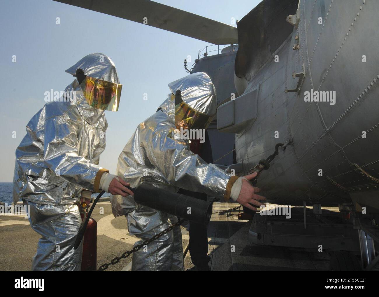 helicopter crash simulation, JTFEX, U.S. navy , USS Anzio (CG 68 Stock ...