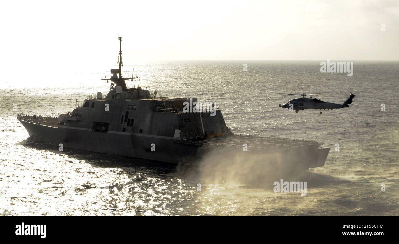 helicopter, Helicopter Maritime Strike Squadron 77, HSM 77, land ...