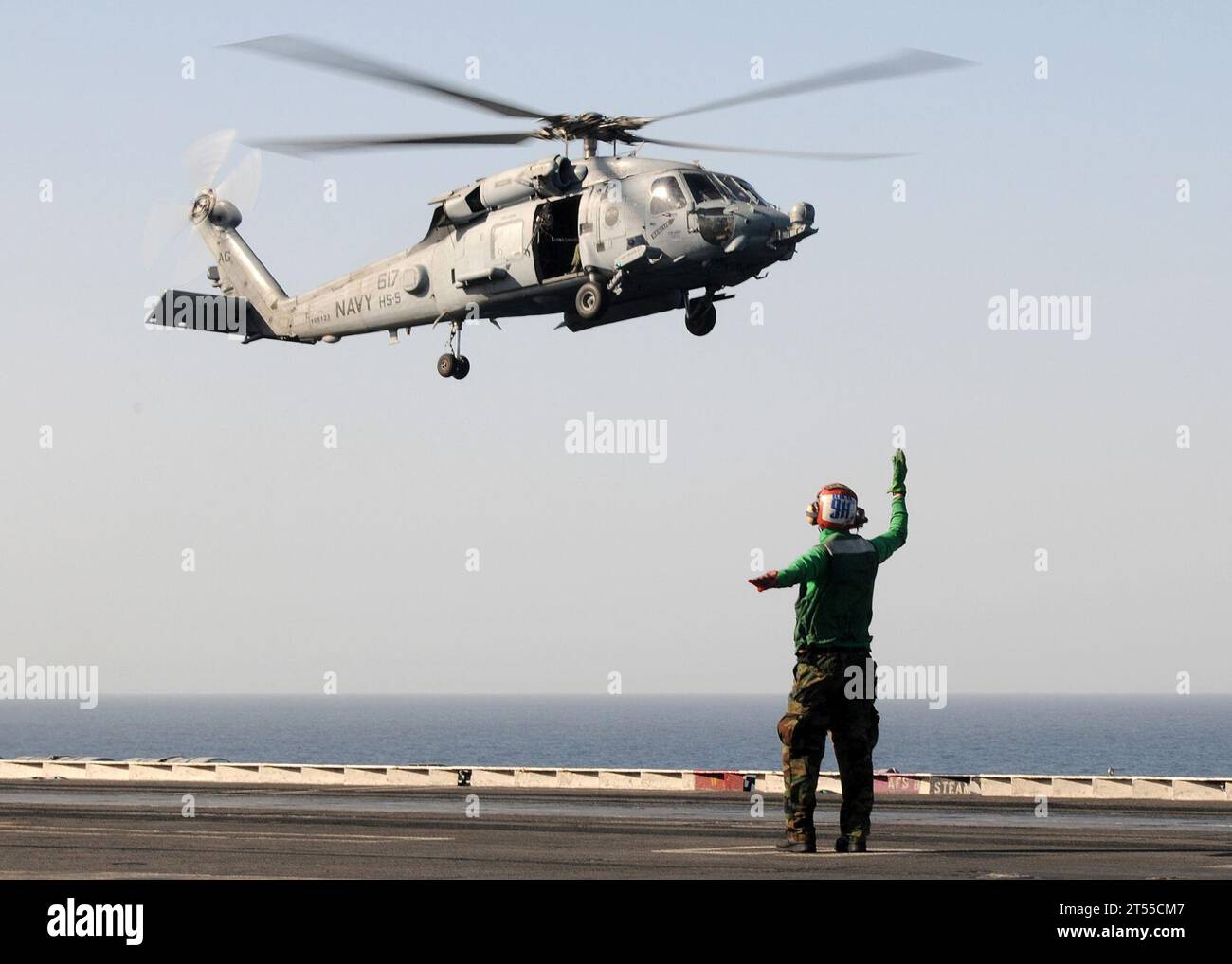 helicopter, HH-60H Sea Hawk, navy, people, U.S. Navy, USS Dwight D ...