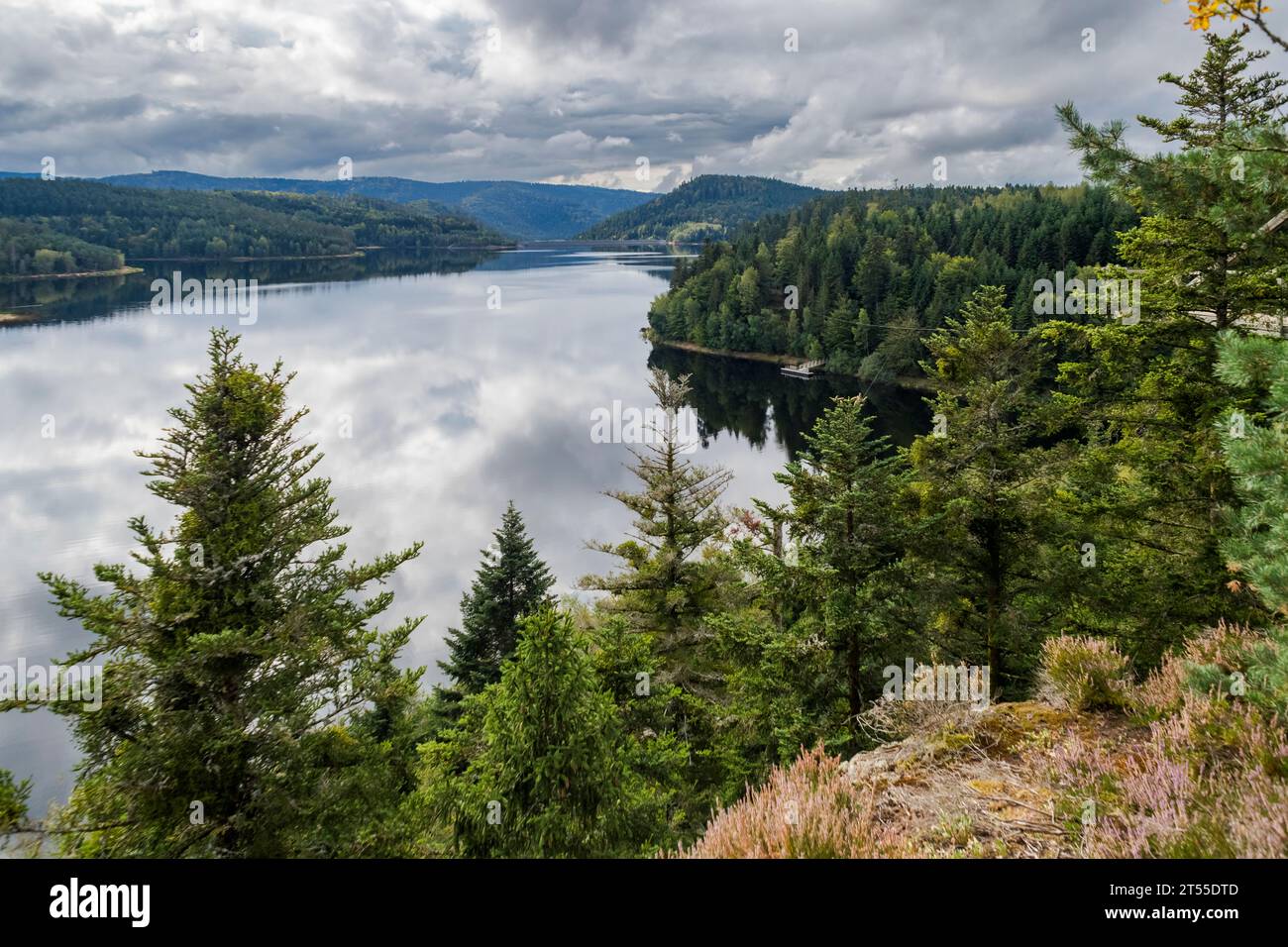 Pierre-Percee lake in the Vosges, Lorraine, France Stock Photo - Alamy