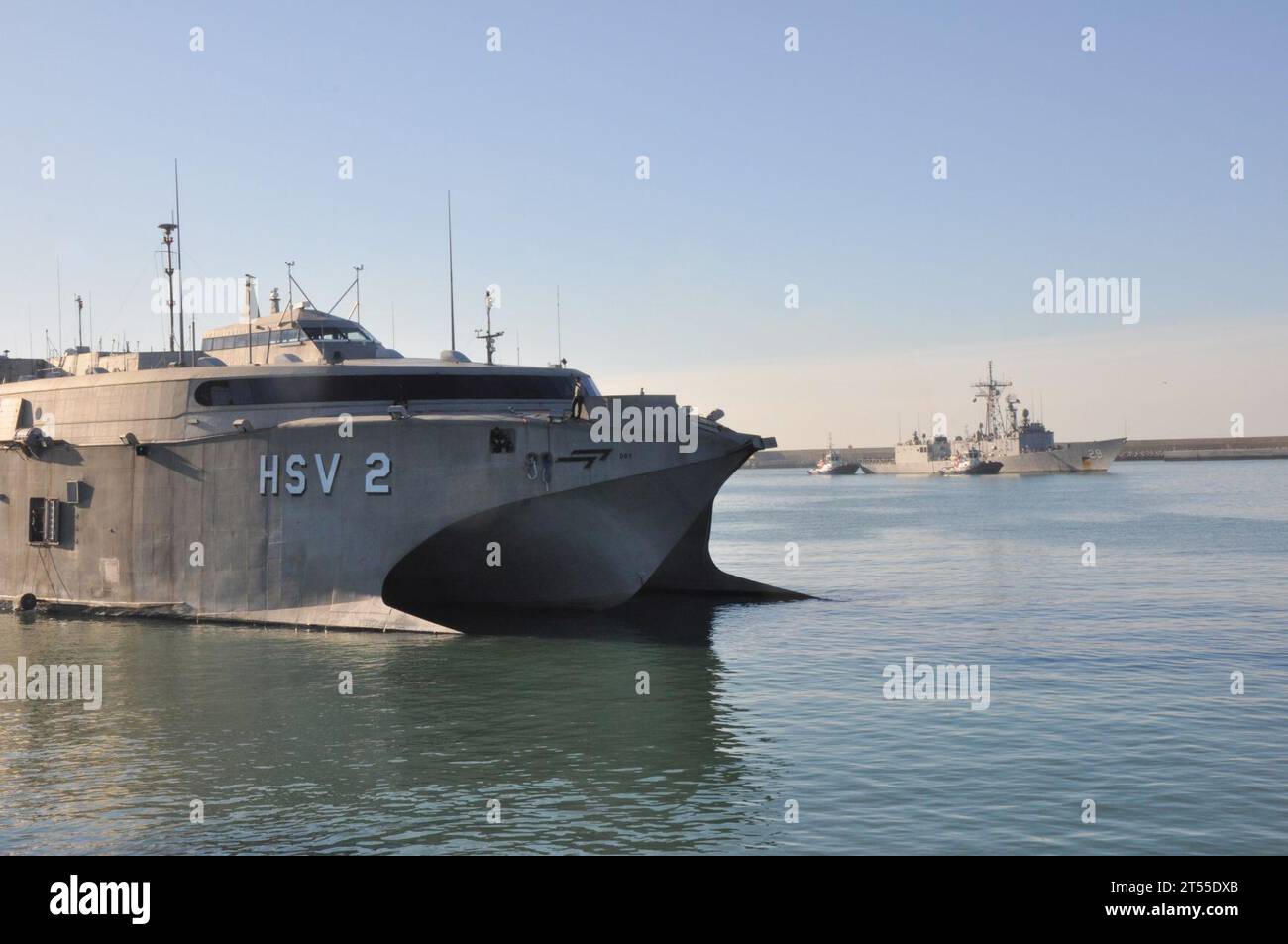 High Speed Vessel Swift 2, hsv-2, navy, Rota, U.S. Navy, USS Stephen W ...
