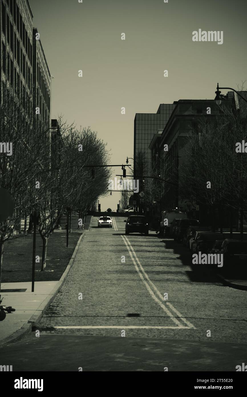 Old school Columbus Street Stock Photo - Alamy