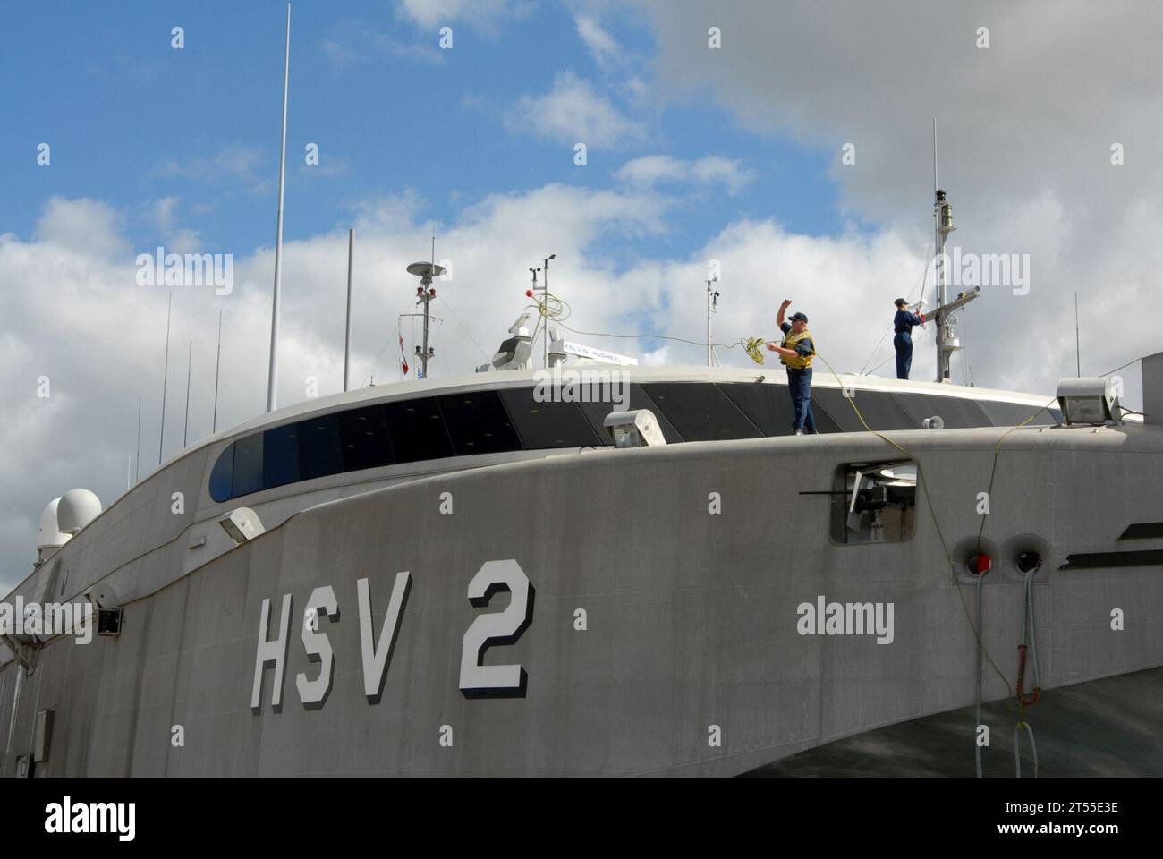 high speed vessel, hsv2, ship Stock Photo - Alamy