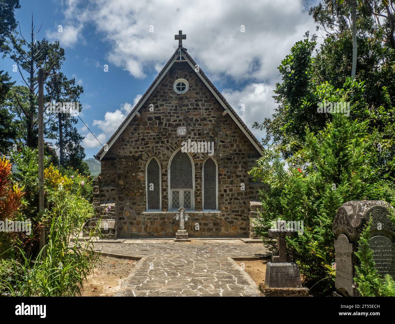 Christ Church Warleigh in Dickoya - Sri Lanka Stock Photo - Alamy