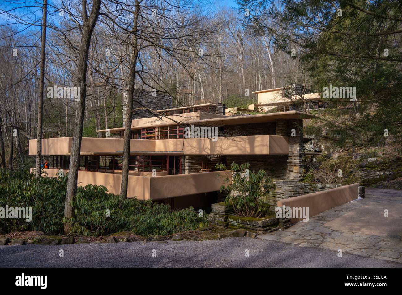 Fallingwater Architecture House Stock Photo - Alamy