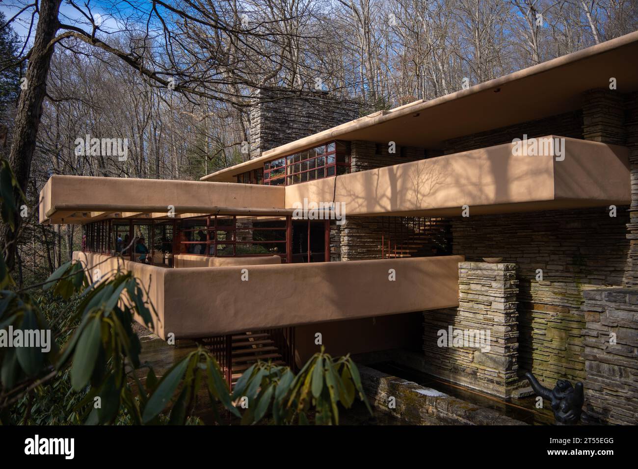 Fallingwater Architecture House Stock Photo - Alamy