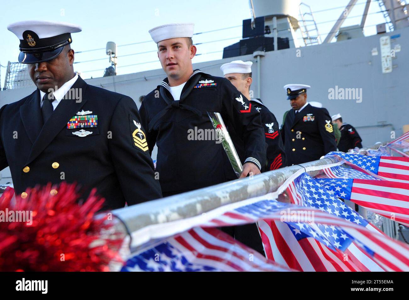 Homecoming, Mayport, samuel b. roberts, Sippel Stock Photo - Alamy