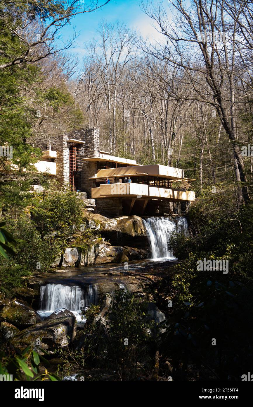 Fallingwater Architecture House Stock Photo - Alamy