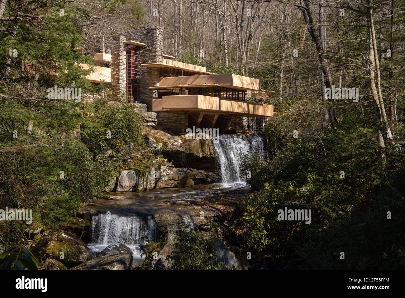 Fallingwater Architecture House Stock Photo - Alamy