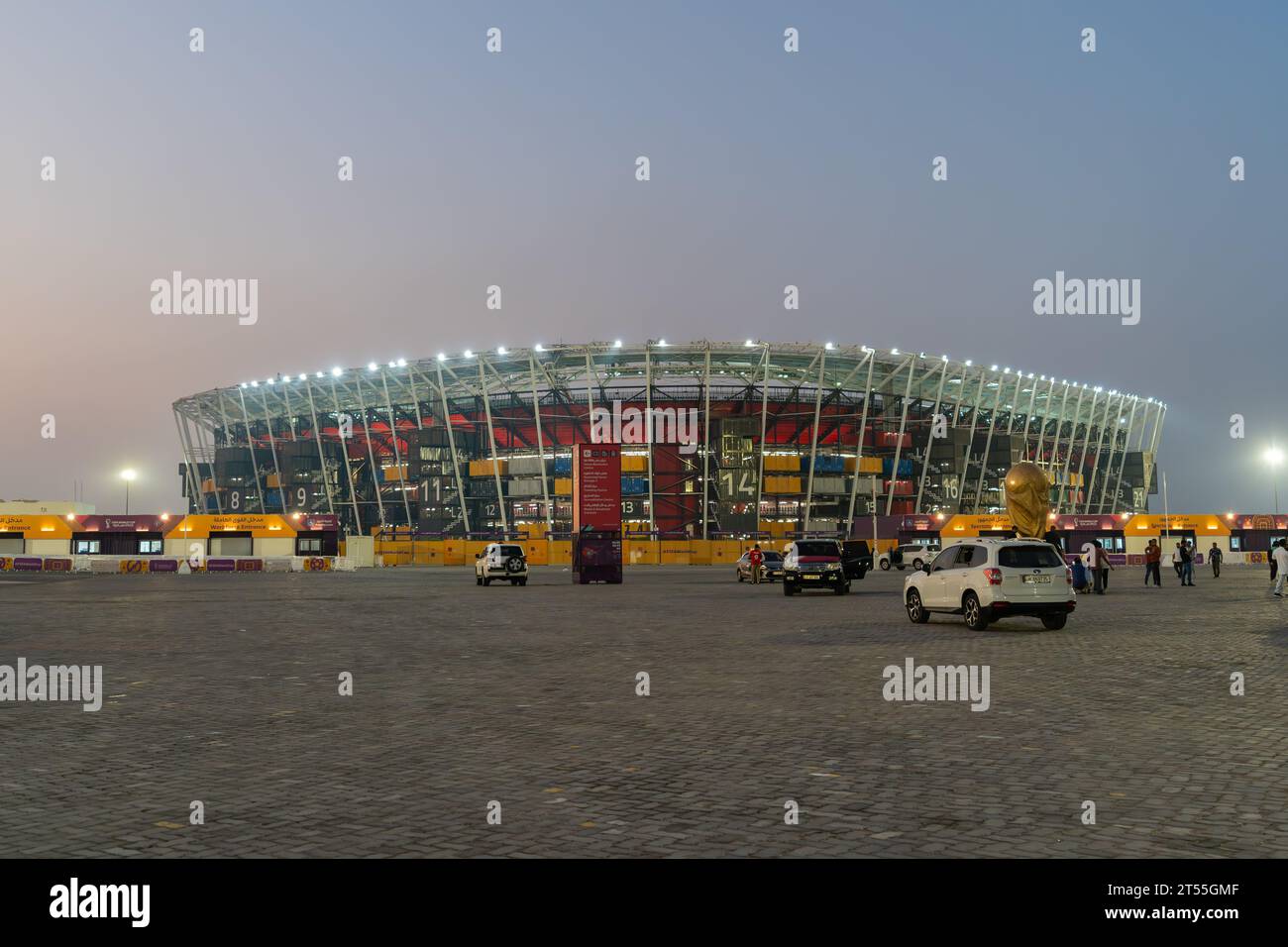 Doha, Qatar - December 10, 2022: Stadium 974, previously known as Ras ...