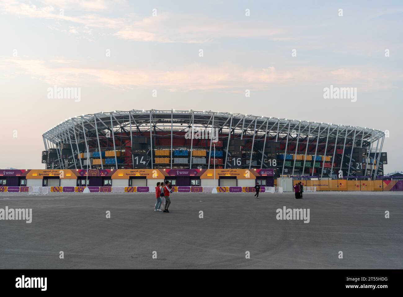 Doha, Qatar - December 10, 2022: Stadium 974, previously known as Ras ...