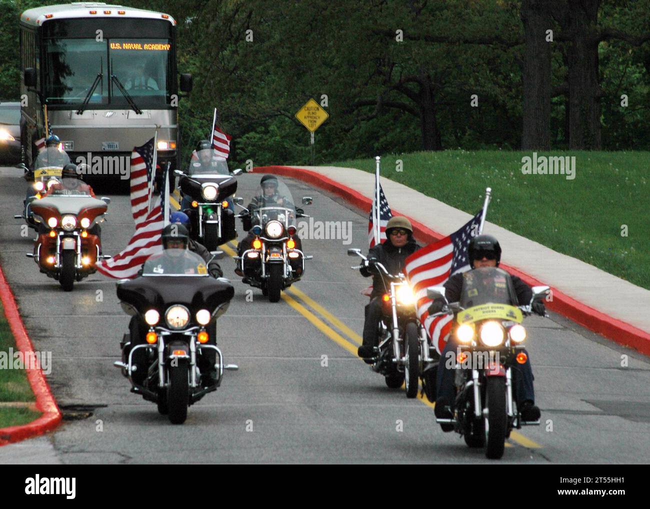 IA, Naval Support Activity Annapolis, Patriot Guard Riders Stock Photo ...