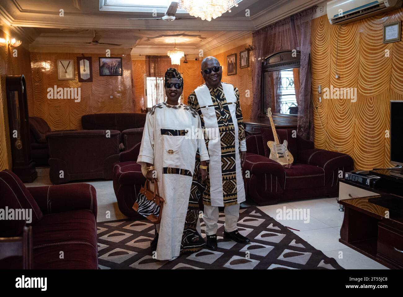 Nicolas Remene/Le Pictorium - Amadou Et Mariam in their home in Bamako, Mali. 08th Dec, 2022 ...