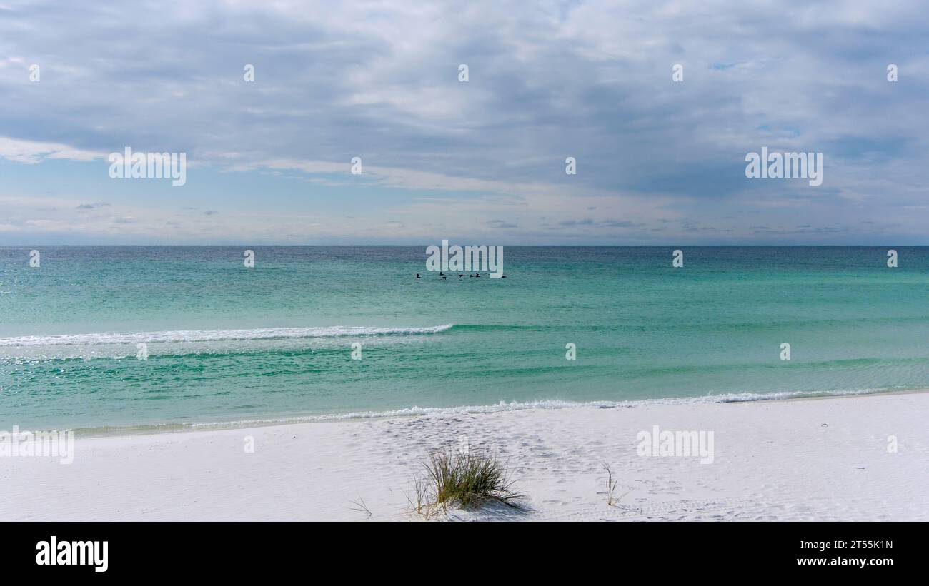 October morning at Pensacola Beach Stock Photo - Alamy