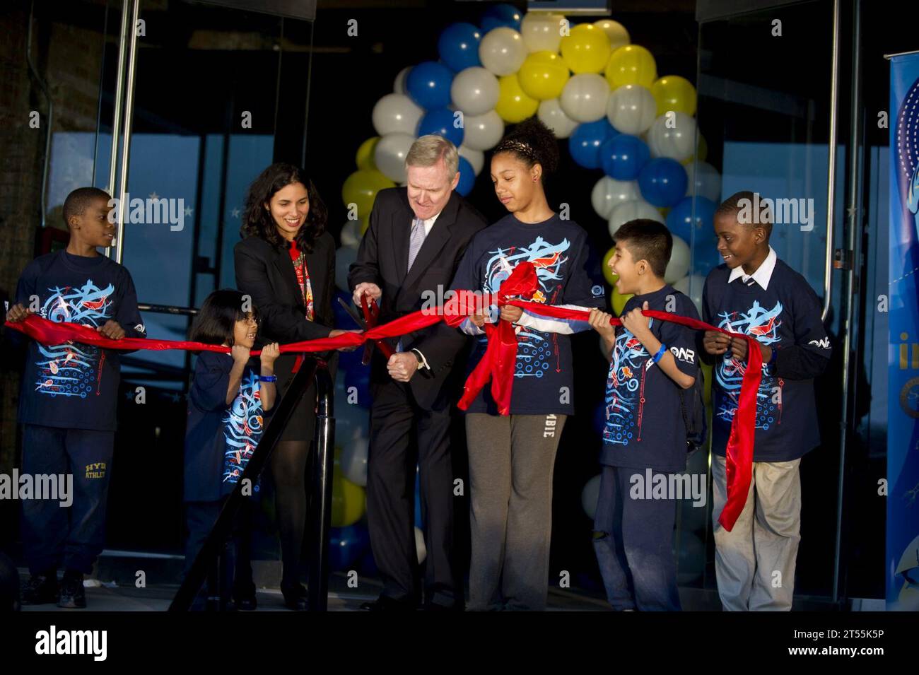 Iridescent Ribbon Cuttting Ceremony, New York, Ray Mabus, secnav ...