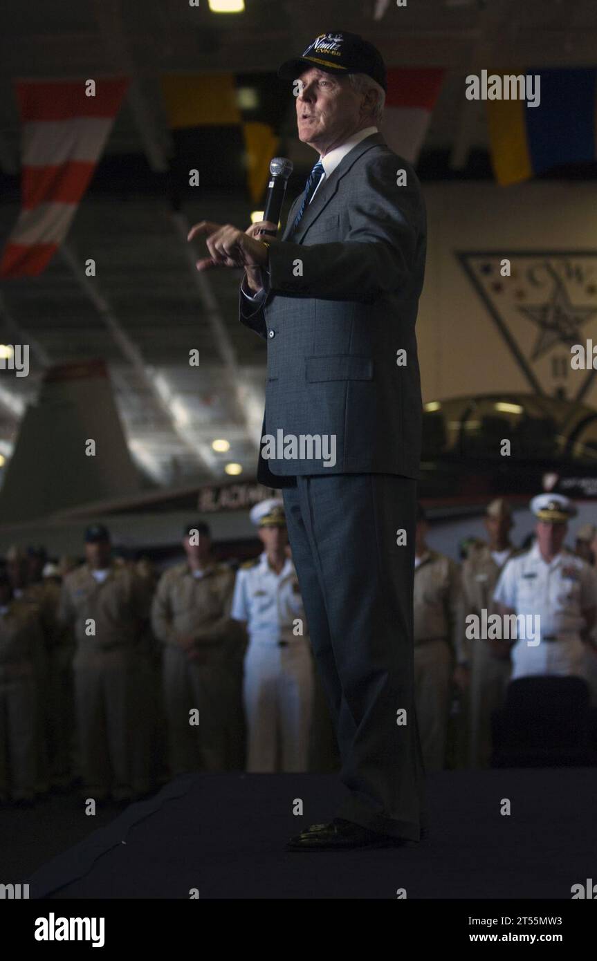 Japan, Ray Mabus, secnav, Secretary of the Navy, USS Nimitz (CVN 68 ...